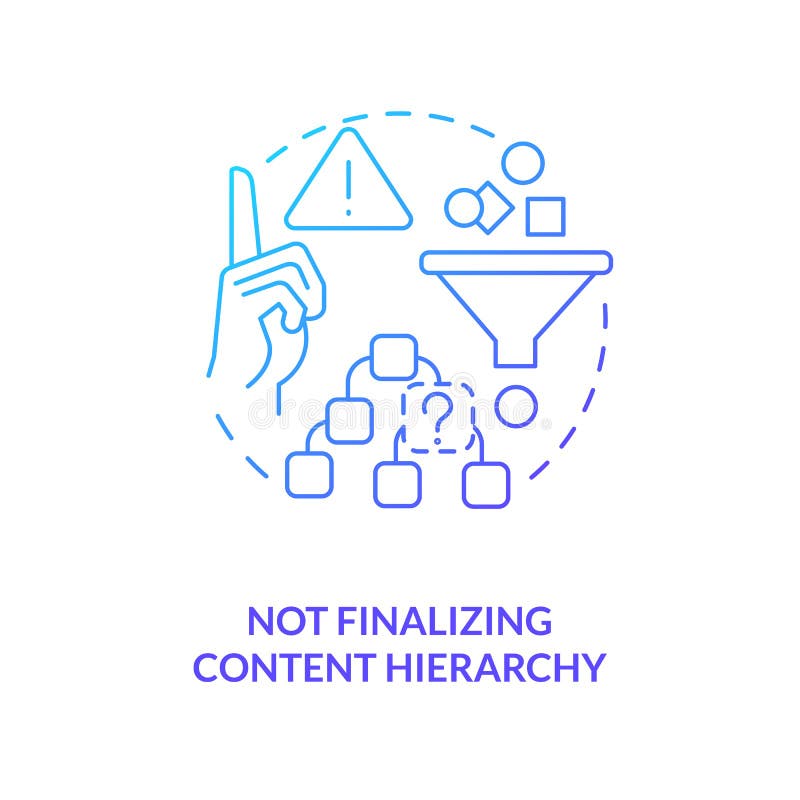 Visual Hierarchy in UX Loop Concept Icon Stock Vector - Illustration of ... Visual Hierarchy in UX Loop Concept Icon Stock Vector - Illustration of ...