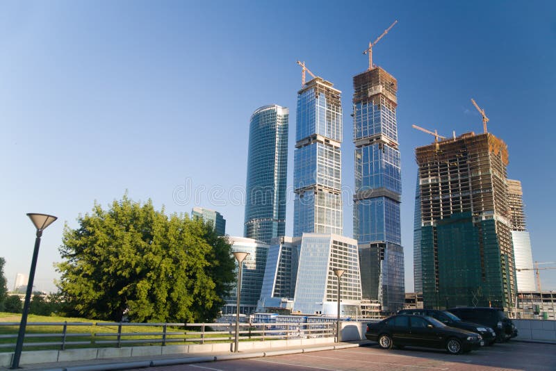 Not-Finished Modern Building Stock Image - Image of large, finished ...