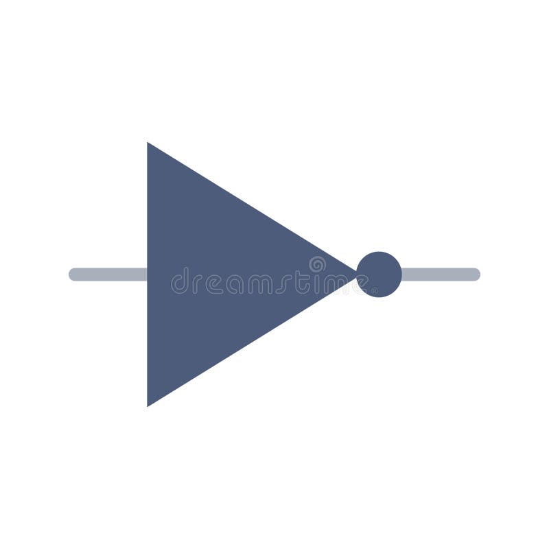 NAND Gate (tri-state). Electronic Symbol of Open Switch Illustration of Basic Circuit Symbols ...
