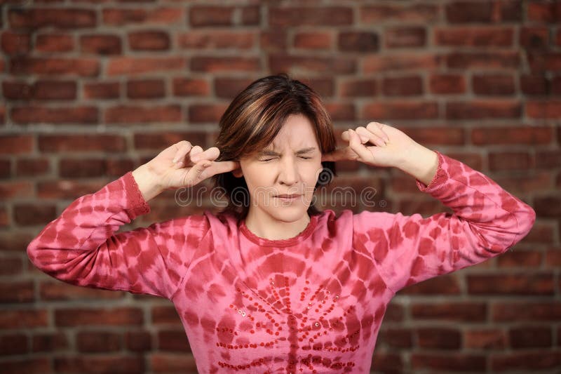 Not listening stock photo. Image of frustrated, body - 27497700