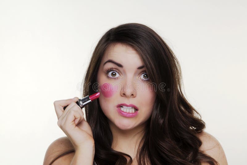Not my best look stock photo. Image of sensual, makeup - 22655886