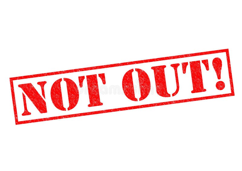 NOT OUT! stock photo. Image of umpire, heading, aged - 87991858