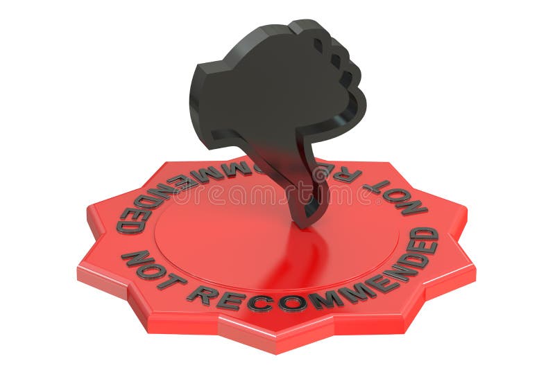 Not recommended stock illustration. Illustration of grunge - 92087416