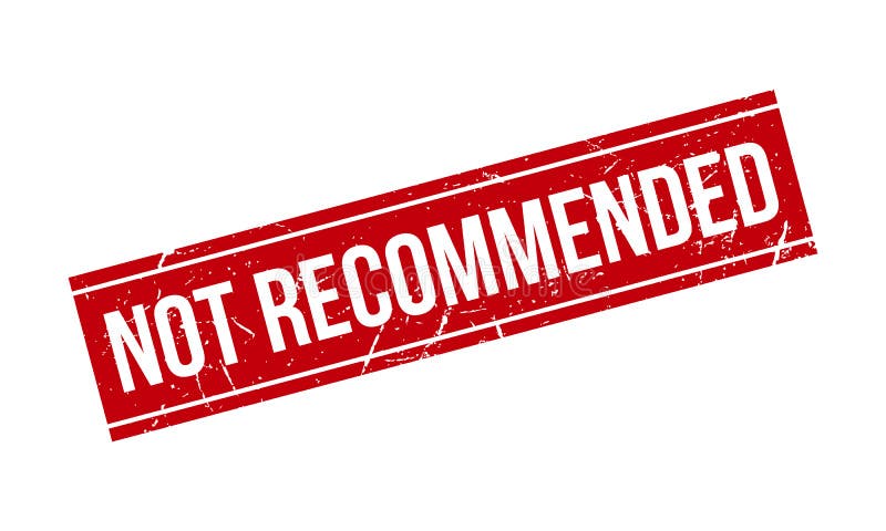 Not Recommended Stock Illustrations – 577 Not Recommended Stock ...