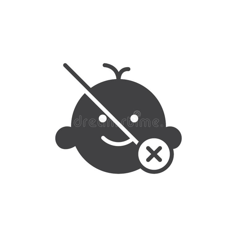 Pictogram Not Children Stock Illustrations – 388 Pictogram Not Children ...