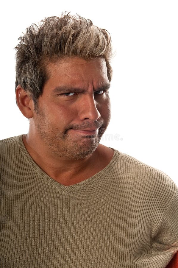 Not so sure stock image. Image of serious, beard, businessman - 9689191