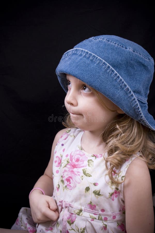Not talking stock image. Image of preschooler, female - 1256633
