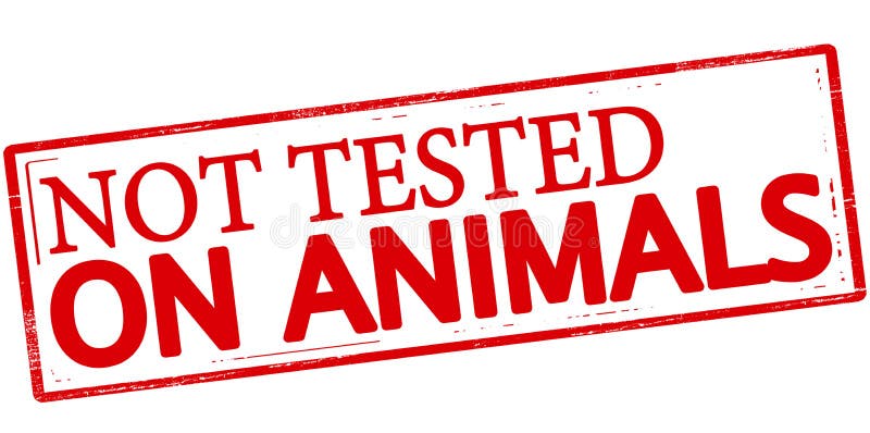 Not tested on animals stock illustration. Illustration of endeavor ...