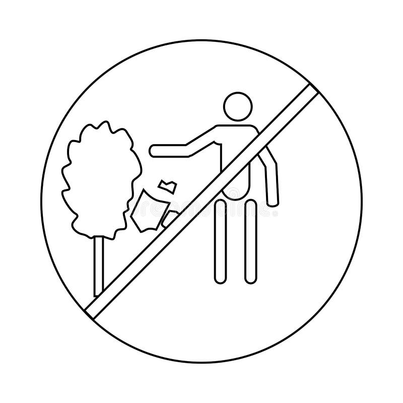 No Throwing Clipart