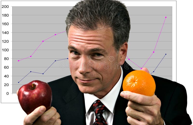 Not a True Measure for Comparison Stock Photo - Image of handsome ...