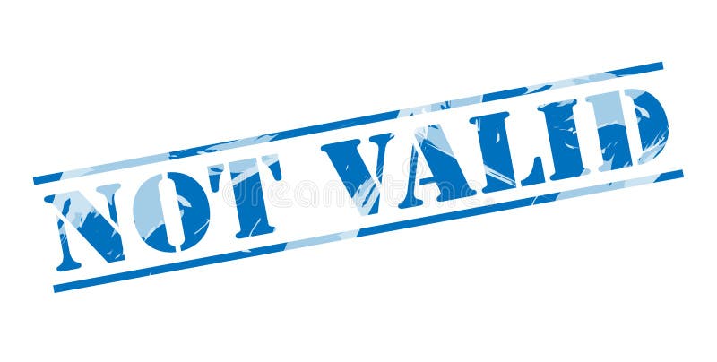 Not Valid Stock Illustrations – 208 Not Valid Stock Illustrations ...