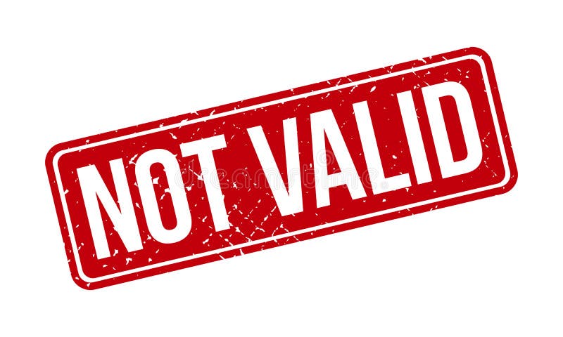 Not Valid Stock Illustrations – 199 Not Valid Stock Illustrations ...