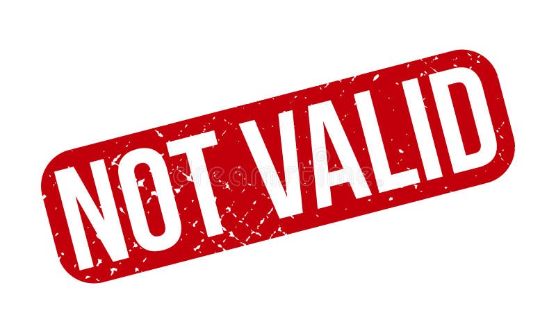 Valid Not Valid Rubber Stamp Stock Illustrations – 91 Valid Not Valid ...