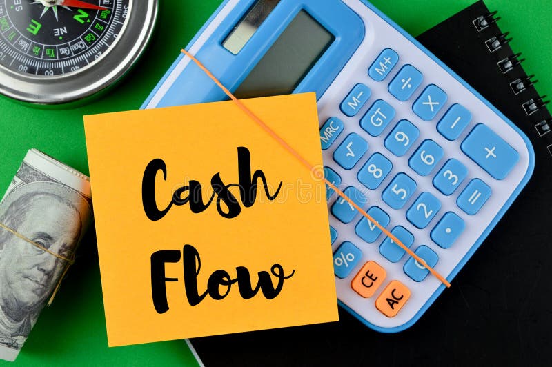 Nota De Aviso Escrita Com Fluxo De Caixa De Texto Imagem de Stock ...