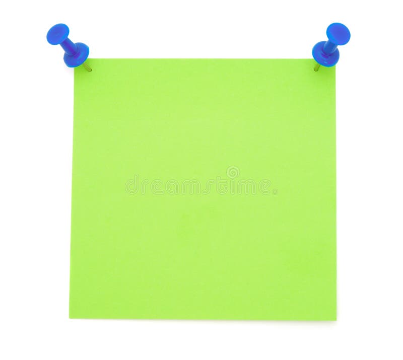 Nota de post-it verde foto de stock. Imagem de verde - 19152268