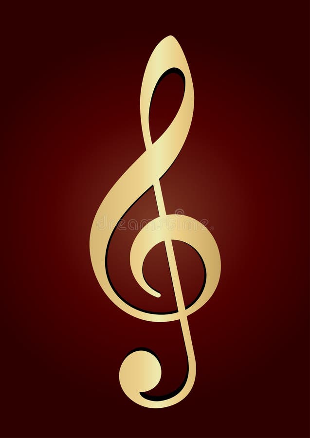 Fondo Rojo Con Las Notas Musicales Ilustración del Vector - Ilustración ...