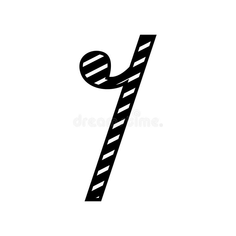 Nota musical tachada ilustración del vector. Ilustración de plano ...