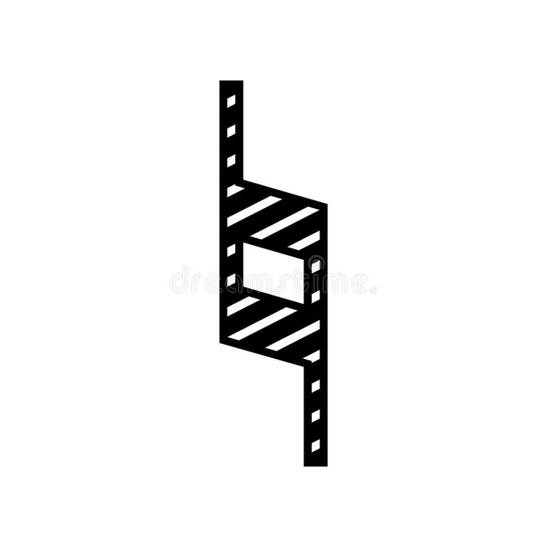 Nota musical tachada ilustración del vector. Ilustración de plano ...