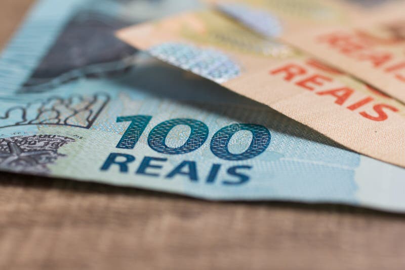Braziliaanse (Echte) Munt stock foto. Afbeelding bestaande uit verdien ...