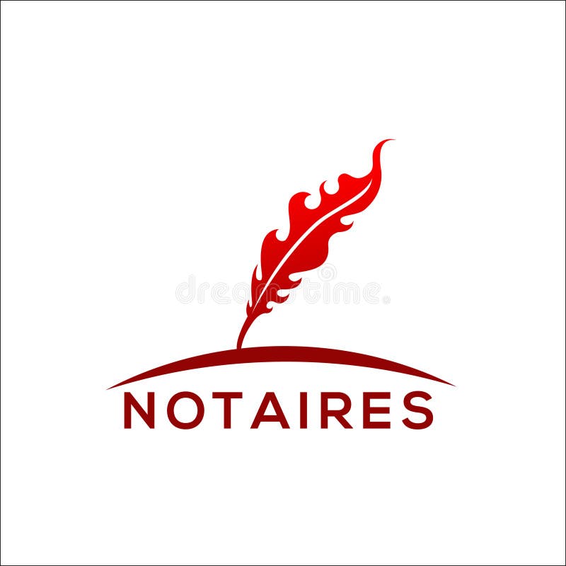 Notaires exclusive logo stock vector. Illustration of notary - 223619461