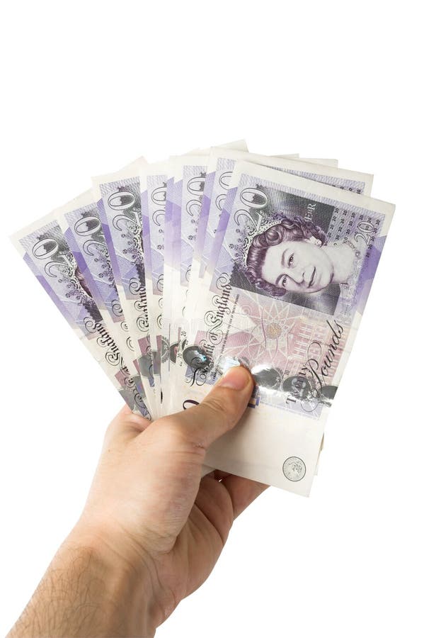 Notas E Moedas BRITÂNICAS Novas Da Libra Foto de Stock Editorial ...