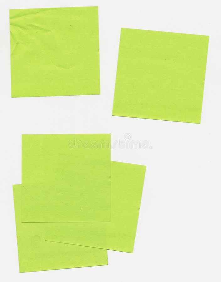 Notas De Post-it - Papel Sujetado Con Cinta Adhesiva Imagen de archivo ...