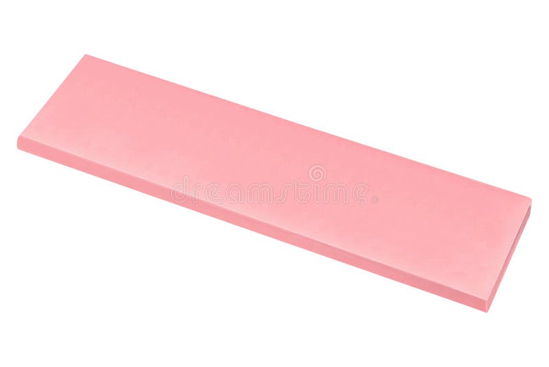 Notas De Post-it Rosadas Aisladas En Blanco Imagen de archivo - Imagen ...