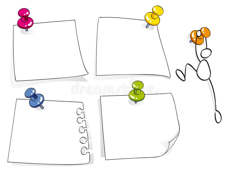 Tachuelas Ilustraciones Stock, Vectores, Y Clipart – (865 Ilustraciones ...