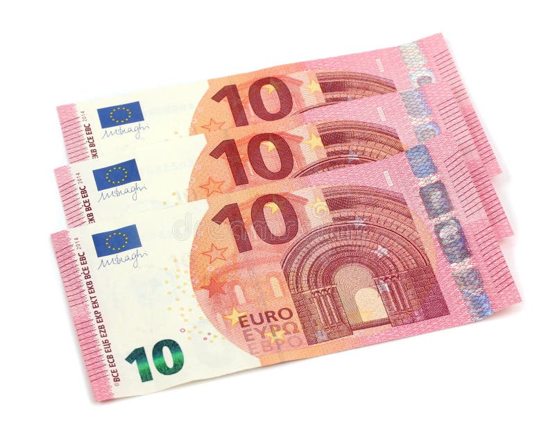 10 notas dos Euros foto de stock. Imagem de euro, conta - 50451416