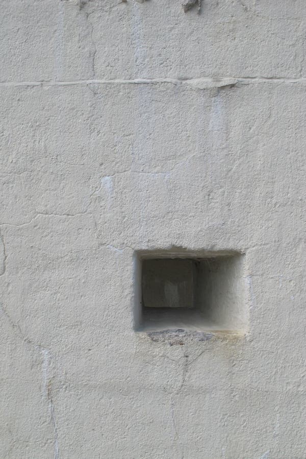 White Building Overhang and Red Brick Stock Image - Image of curved ...