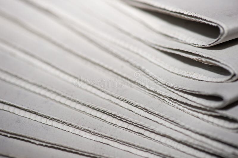 A Pile of Newspapers, White Borders without Writing Stock Photo - Image ...