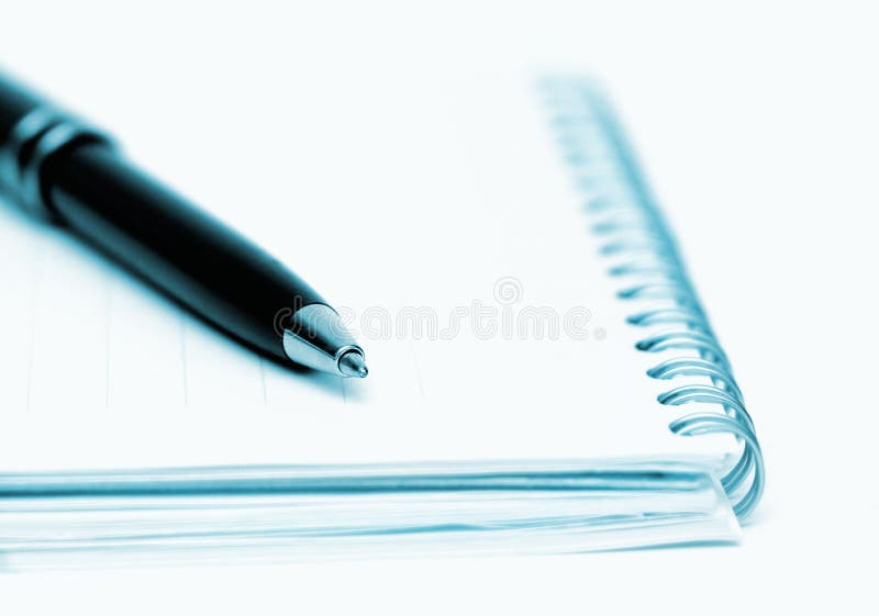 Note stock image. Image of lesson, object, journal, blue - 1074235