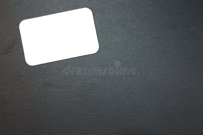 Note on Blackboard with Copy Space Stock Photo - Image of concept ...