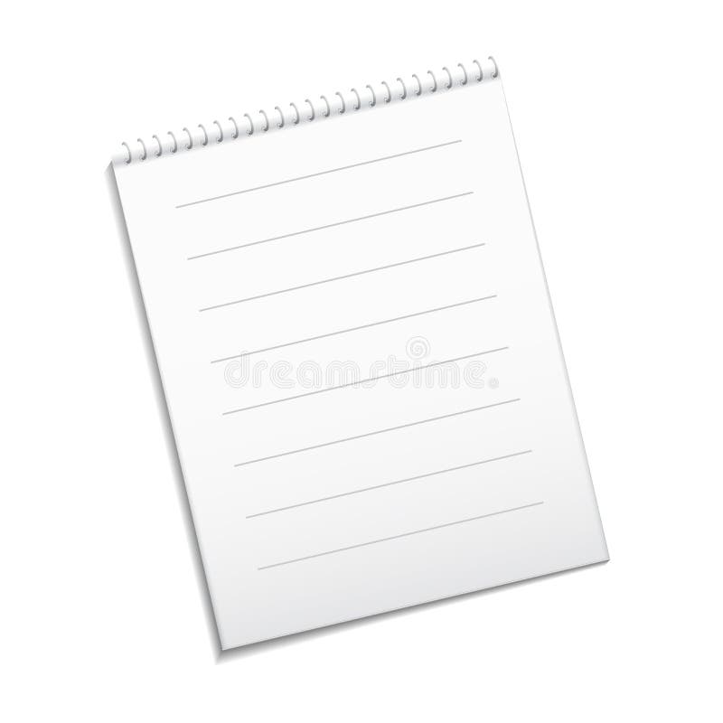 Note blanche de papier illustration stock. Illustration du noticeboard ...