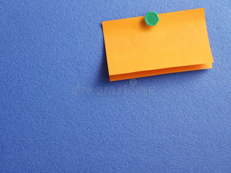 Note on board stock image. Image of note, horizontal, close - 9210527