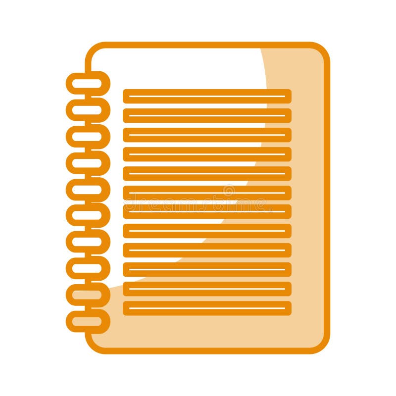 Note book isolated icon stock vector. Illustration of note - 93986263