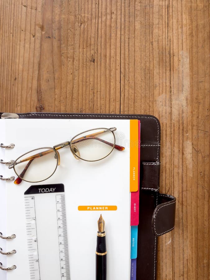 Note book paper stock photo. Image of binder, organizer - 64437896