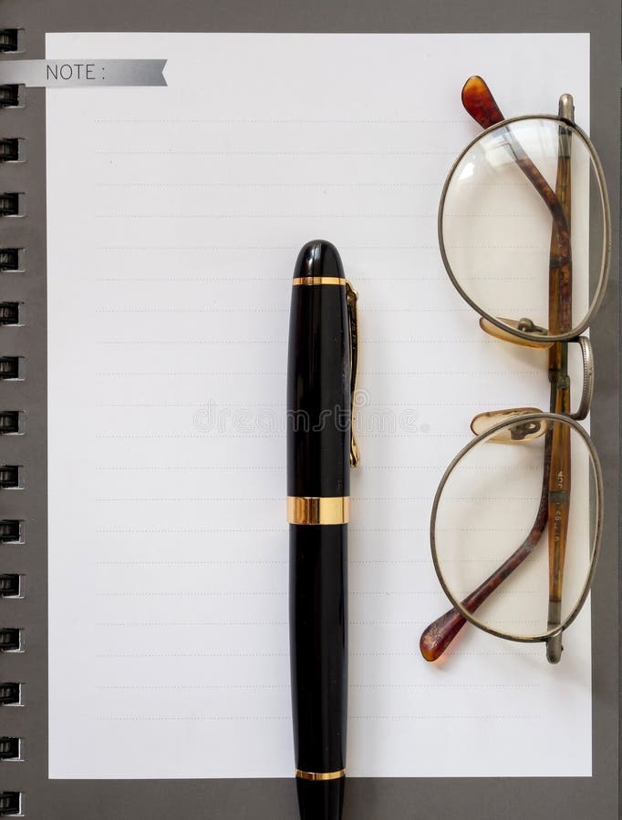 Note book paper stock image. Image of curl, memo, list - 64438205