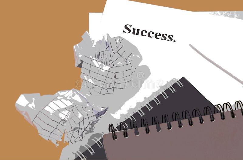 Note Book Paper Poster Style Stock Image - Image of notebook, message ...