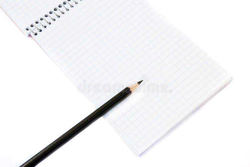 Note book and pencil stock image. Image of pencil, drawing - 11441255