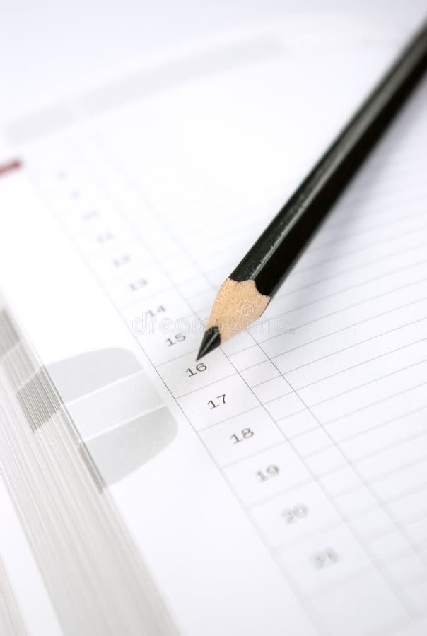 Note book and pencil stock image. Image of diary, page - 11613225