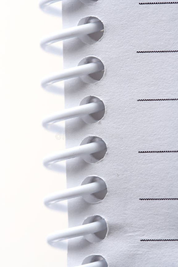Note book spine - close-up stock image. Image of back - 52113433
