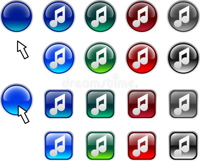 Note Buttons Stock Illustrations – 10,139 Note Buttons Stock ...