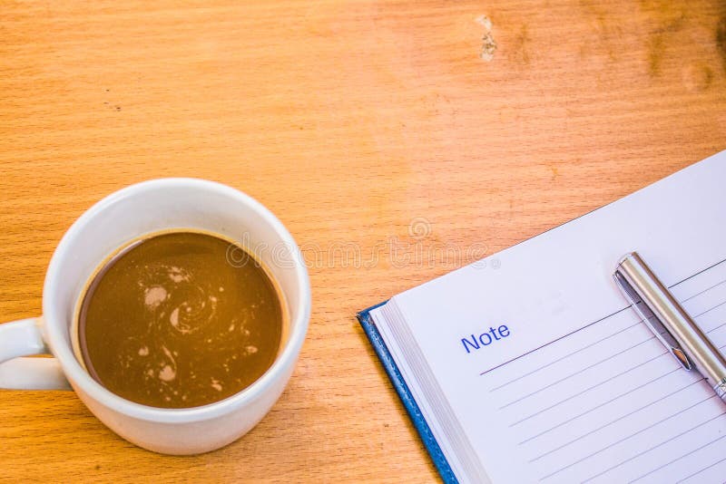 Note and coffee stock image. Image of caffeine, white - 47225267