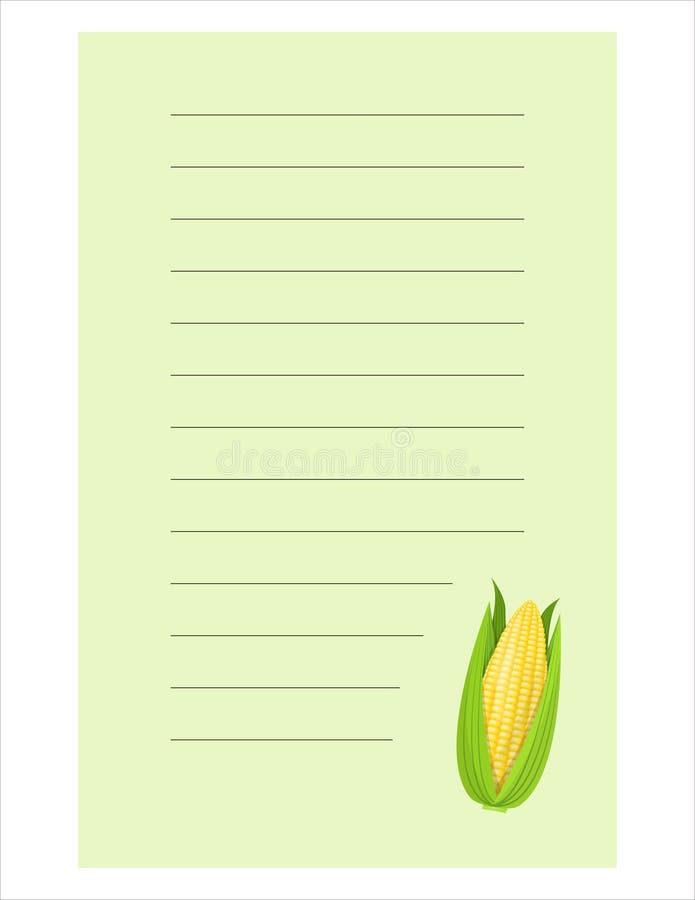 Note of Cute Vegetable Label Illustration. Memo, Paper. Vector Drawing ...