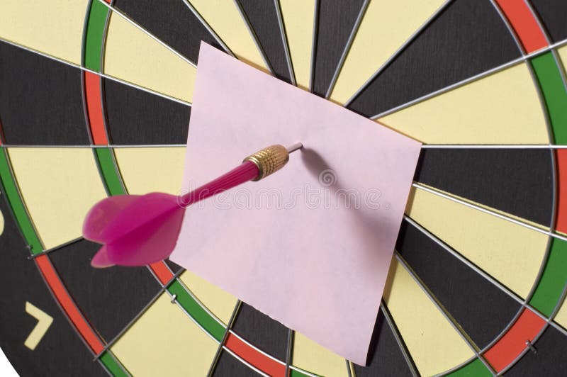 Note and Dart stock photo. Image of accurate, match, accuracy - 24333146