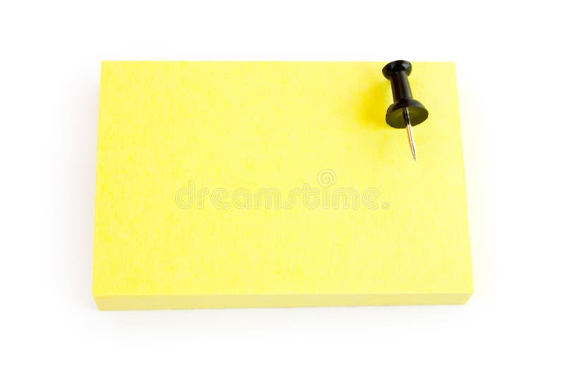Note De Post-it Blanc Sur Le Blanc Image stock - Image du feuille ...