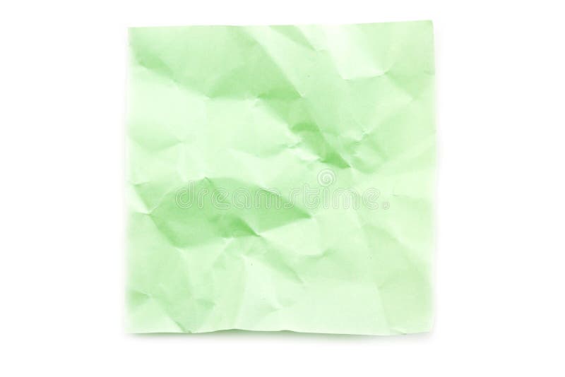 Note De Post-it Verte Avec La Main Sur Le Fond Blanc Image stock ...