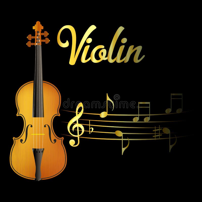 Note De Violon Et De Musique Illustration de Vecteur - Illustration du ...