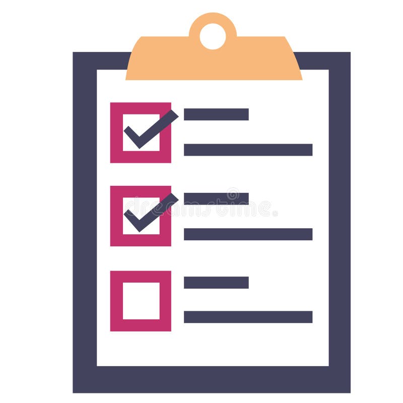 A Note Design in the Form of Text and a Checklist Accompanied by a ...